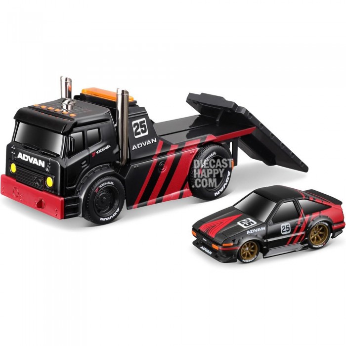 Truck JDM Flatbed Truck Car Transporter with Toyota Sprinter Trueno ...